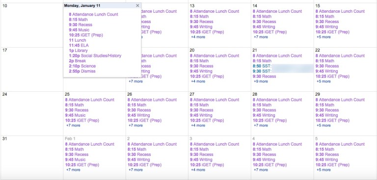 Lesson Plans & Google Calendar – Nowa Techie