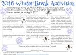 Winter Break Activities – Nowa Techie